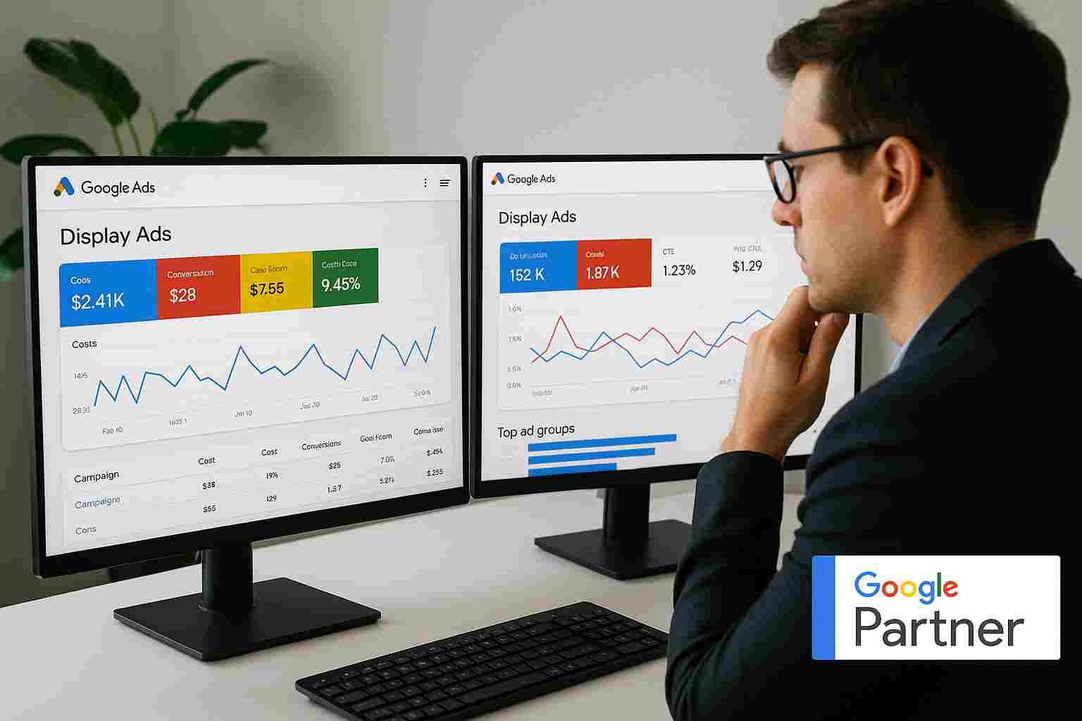 Google Partner Display Ads Agency | Certified ROI Experts